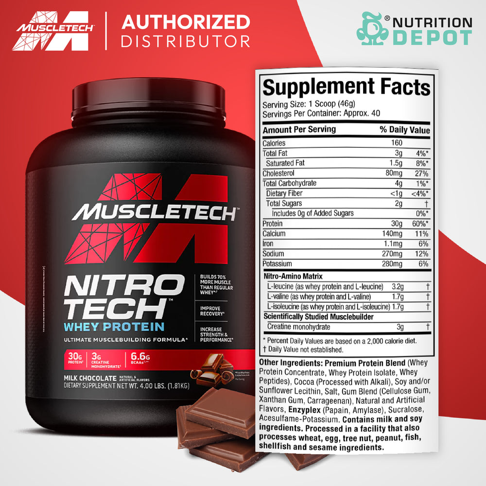 MUSCLETECH - เวย์โปรตีน อาหารเสริม มัสเซิลเทค